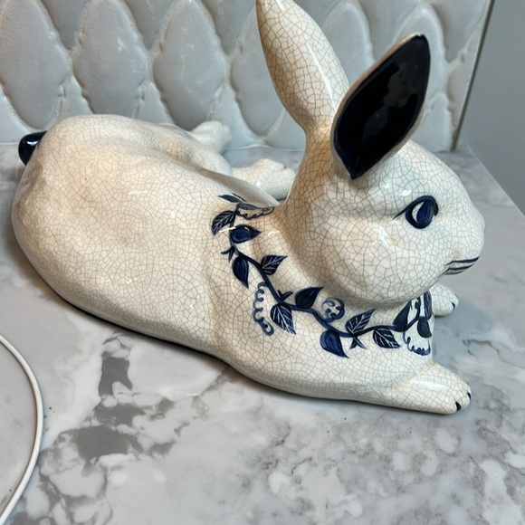 Dedham Pottery | Accents | Dedham Pottery Large Bunny | Poshmark